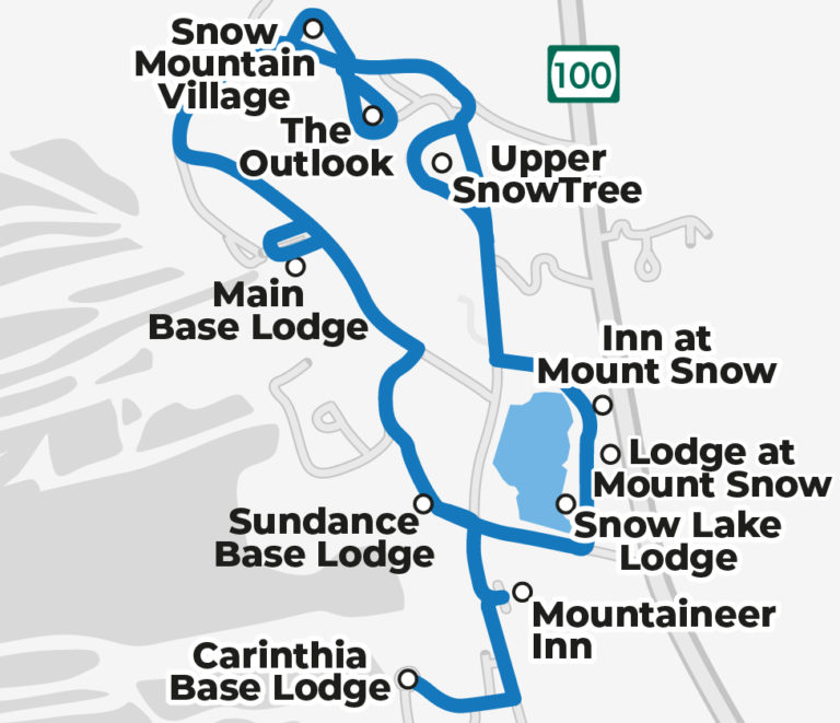 Mount Snow Base Area - The Moover
